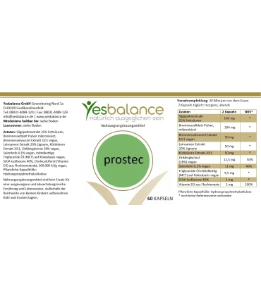 prostec - Prostata Nahrungsergänzungsmittel